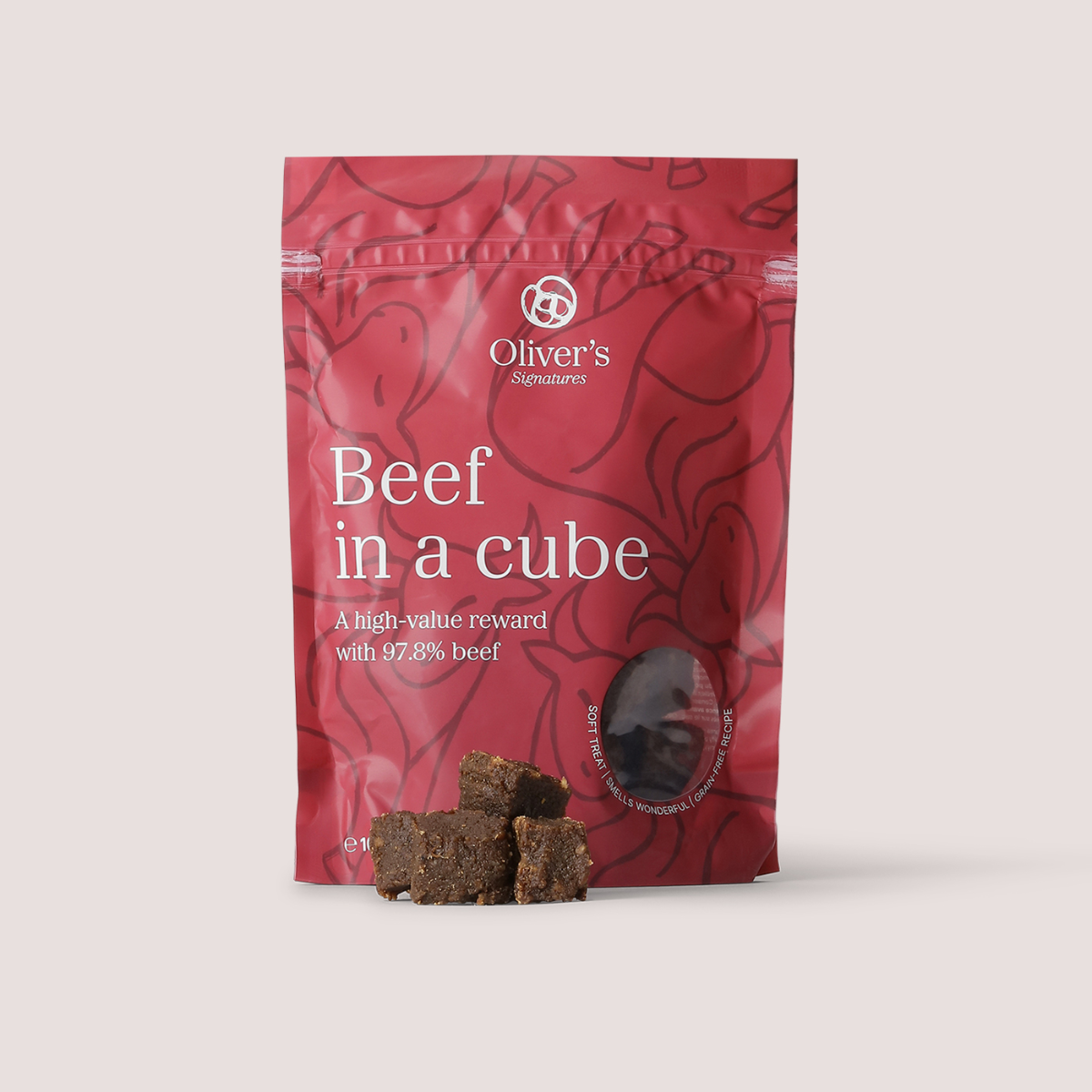 Signature Beef Cube // Store og bløde godbidder med okse – Hunni