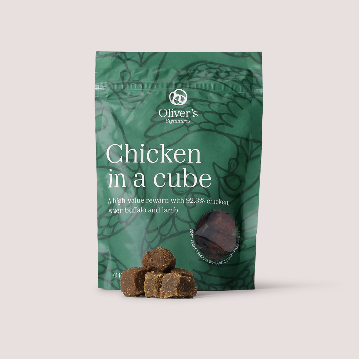 Signature Chicken Cube // Store og bløde godbidder med kylling, vandbø ...